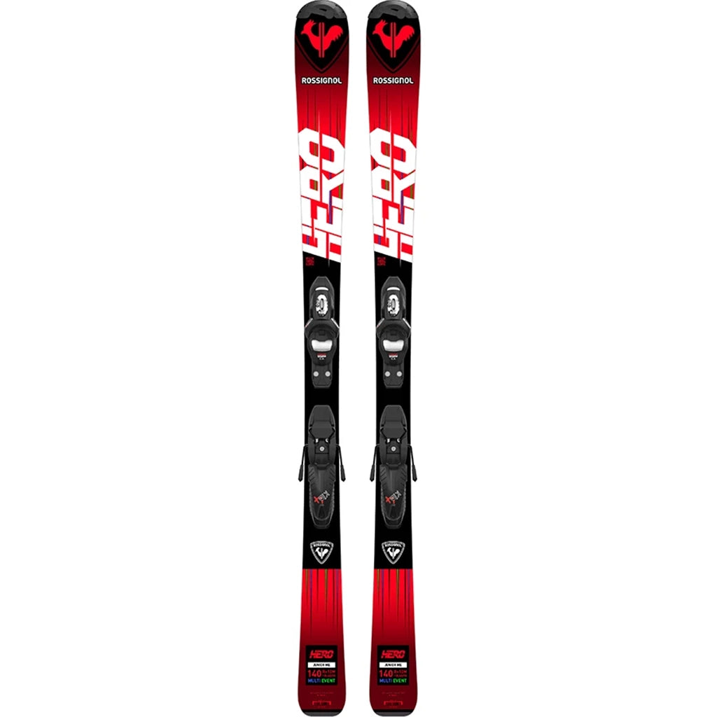Rossignol Hero Jr 100-140 with Kid4 Bindings — Tom's Outdoors